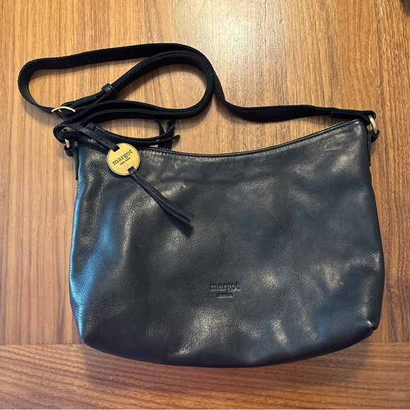 margot | Bags | Margot Black Crossbody Bag With Gold Accents | Poshmark